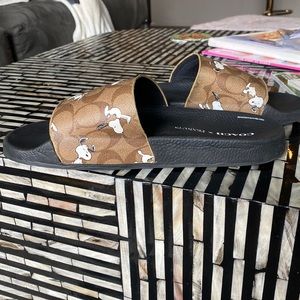Coach | Shoes | Coach X Peanuts Slides | Poshmark